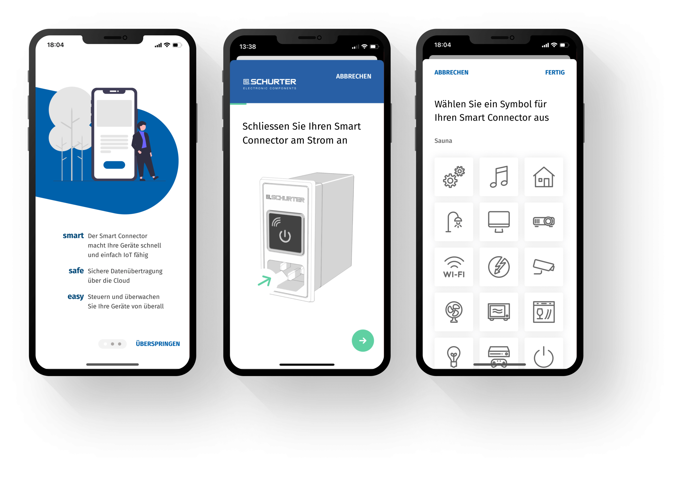 SCHURTER Smart Connector | Ein Projekt von Apps with love
